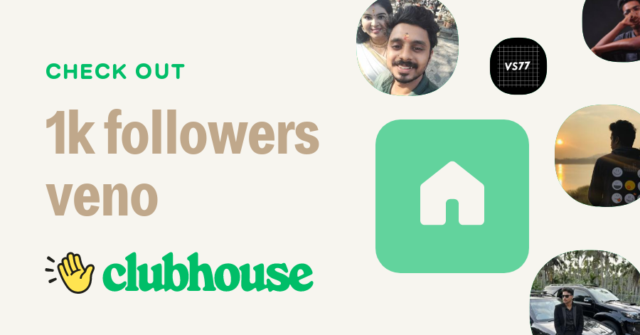 1k followers veno