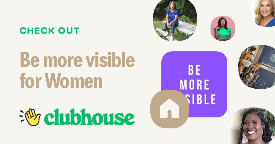 Be more visible for Women