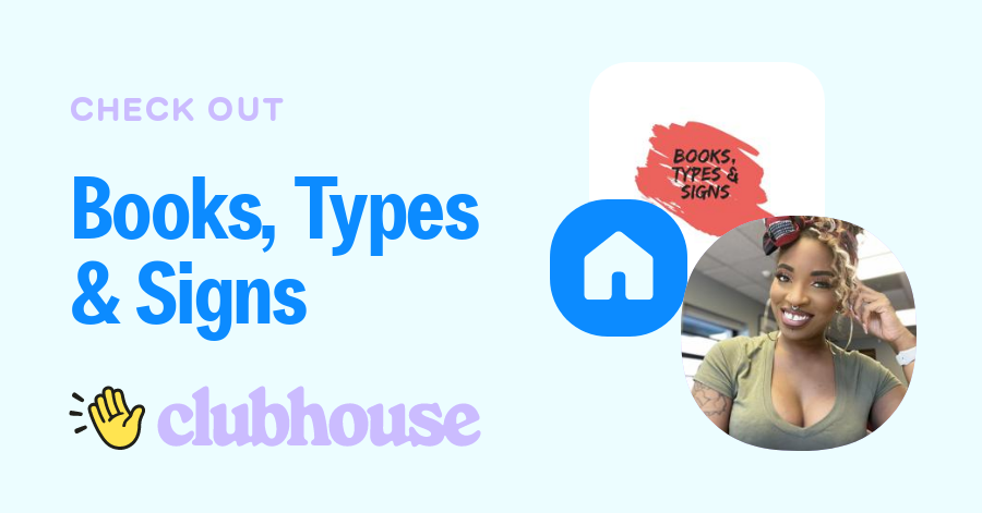 Books, Types & Signs