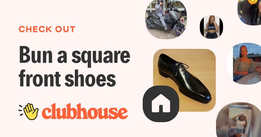 Bun a square front shoes