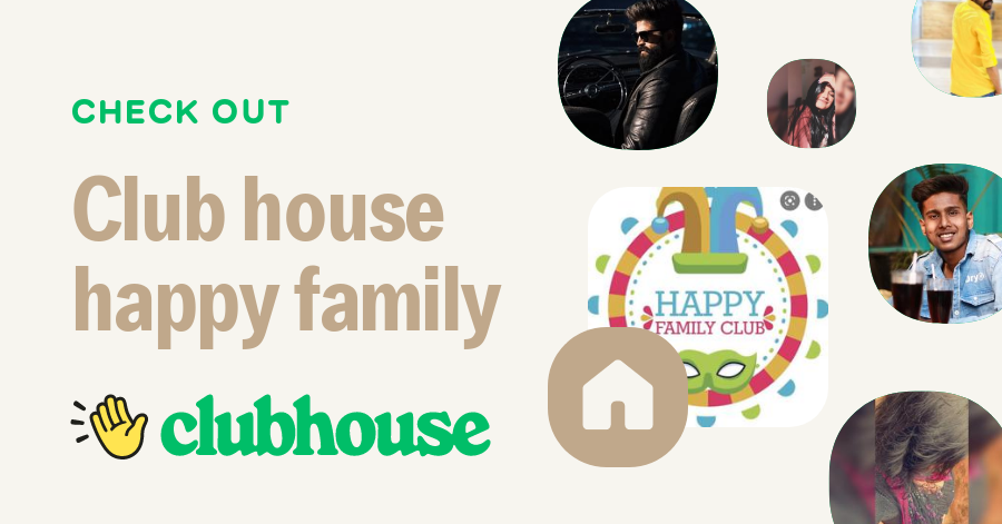Club house happy family