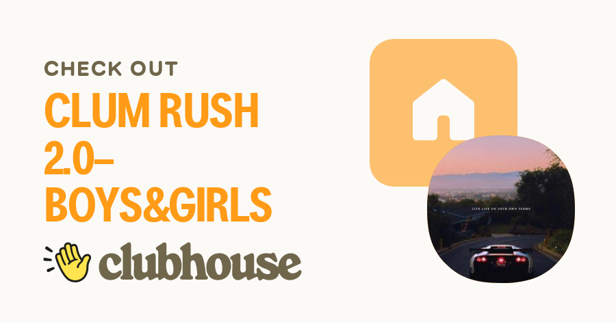 CLUM RUSH 2.0–BOYS&GIRLS