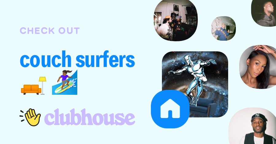 couch surfers 🛋 🏄🏾‍♀️