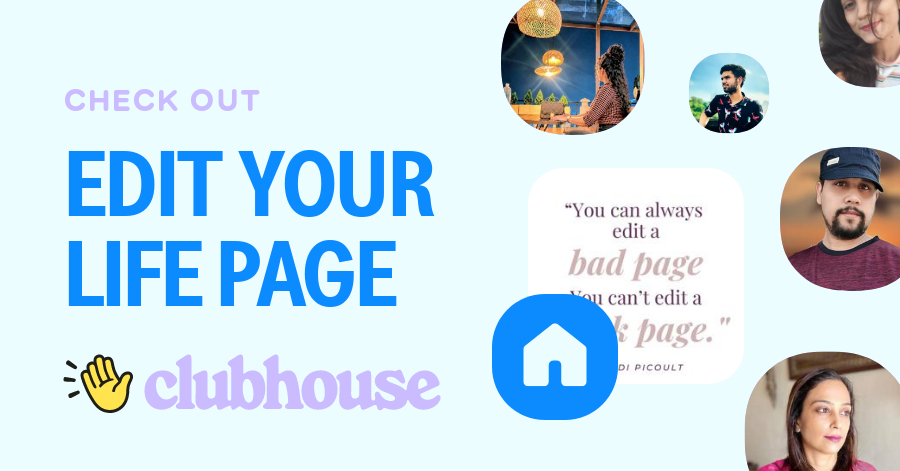 EDIT YOUR LIFE PAGE