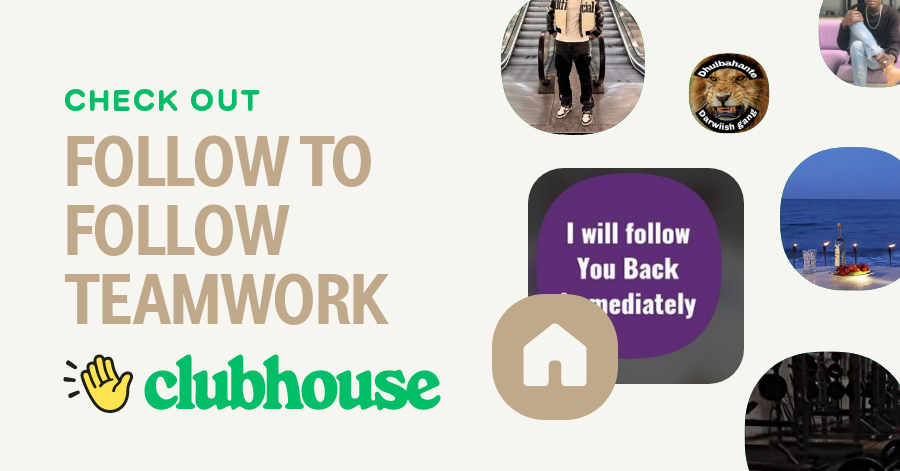 FOLLOW TO FOLLOW TEAMWORK