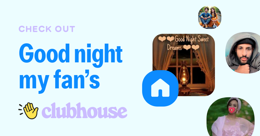 Good night my fan’s