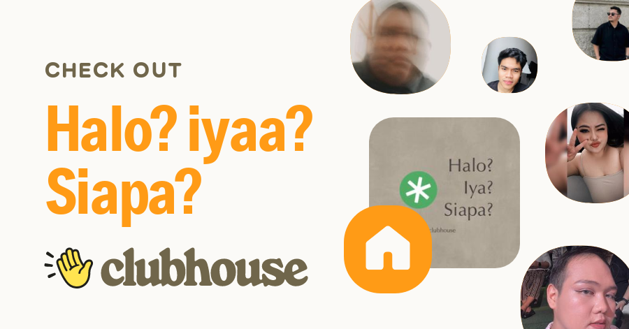 Halo? iyaa? Siapa?