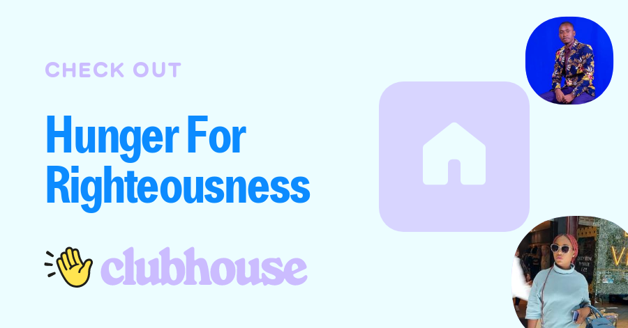 Hunger For Righteousness