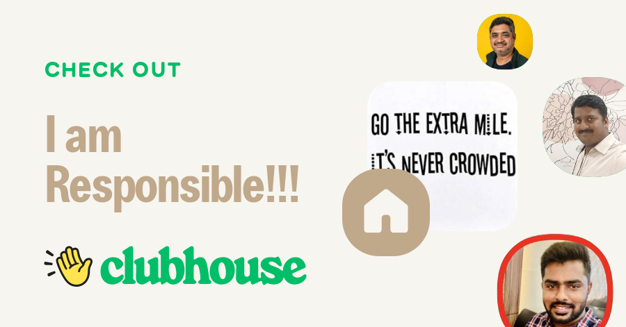 I am Responsible!!!