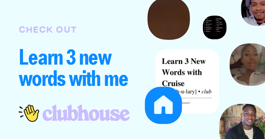 Learn 3 new words with me