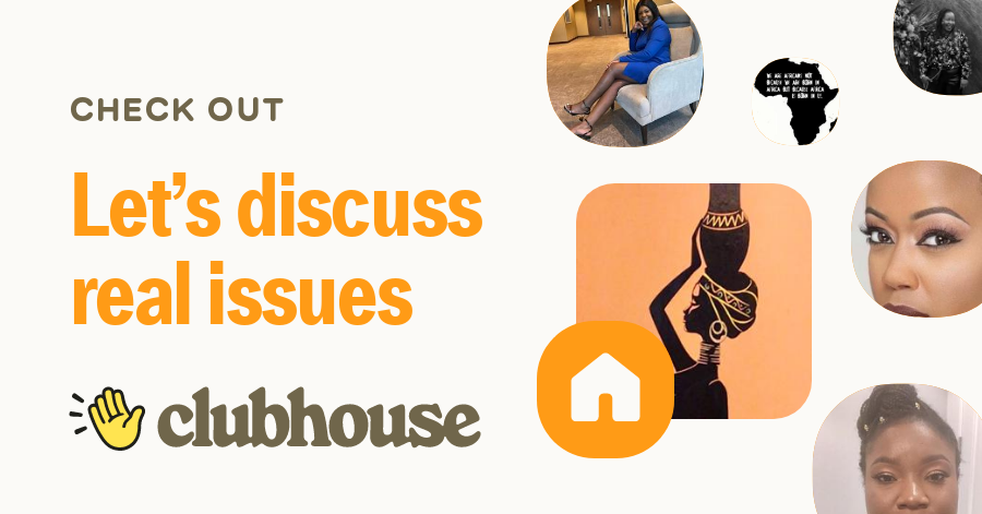 Let’s discuss real issues