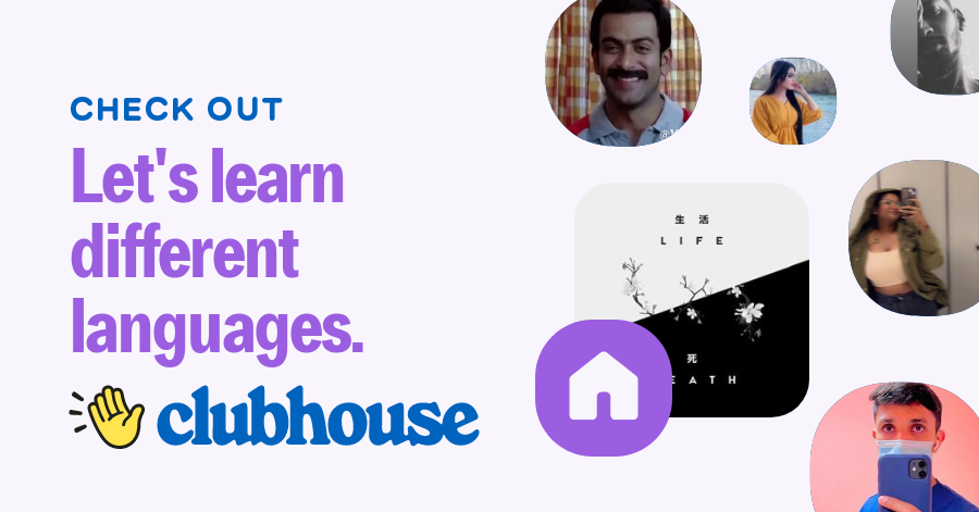 Let's learn different languages.