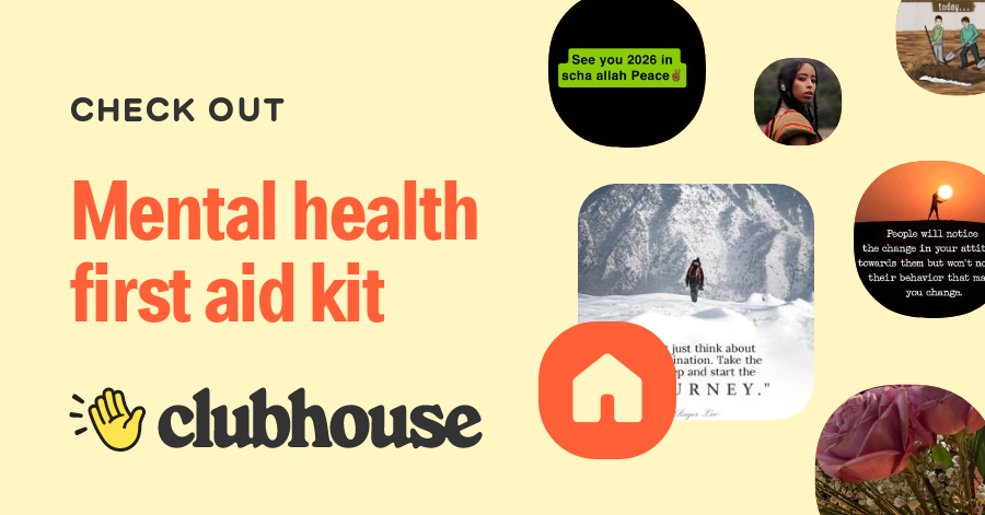 Mental health first aid kit