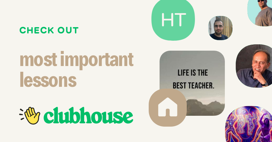 most important lessons