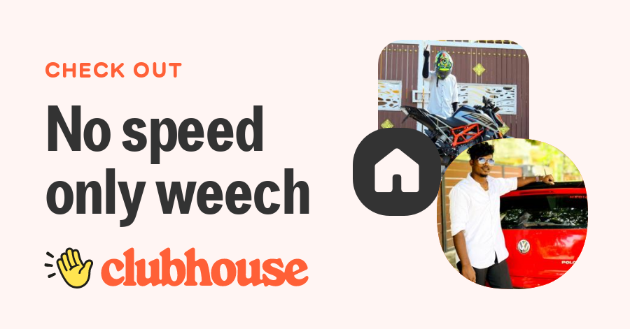No speed only weech