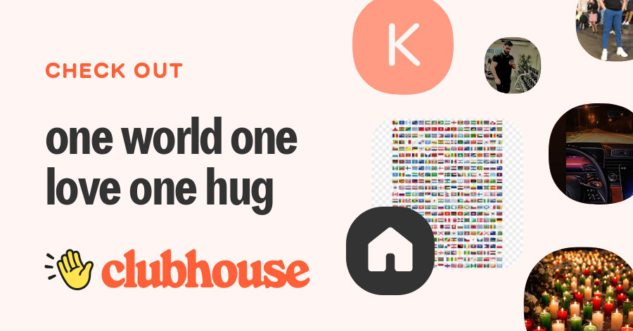 one world one love one hug