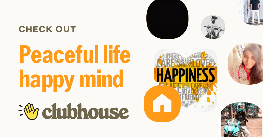 Peaceful life happy mind