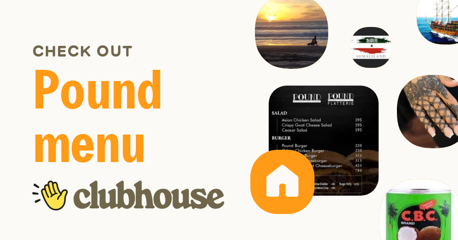 Pound menu