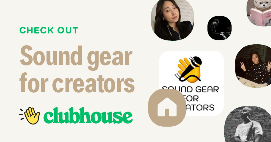 Sound gear for creators