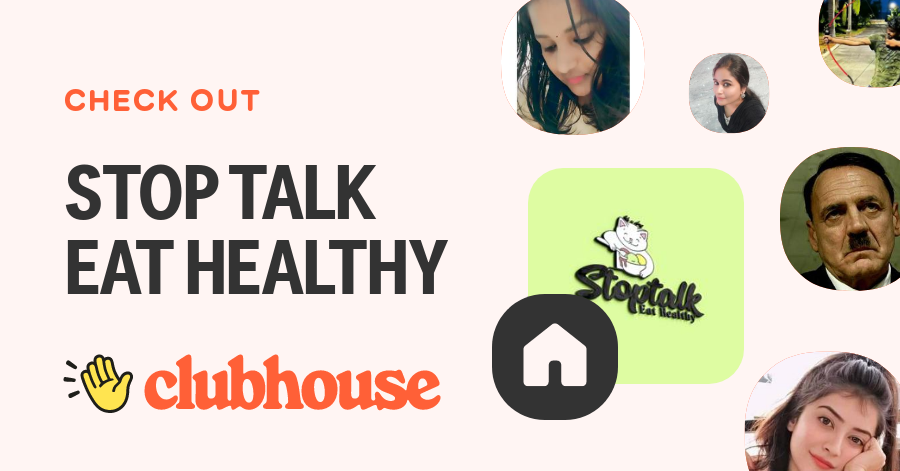 STOP TALK EAT HEALTHY