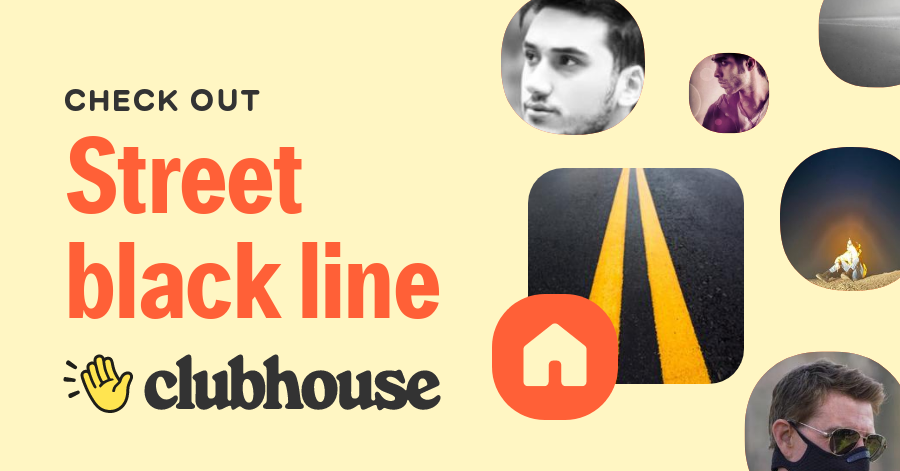 Street black line