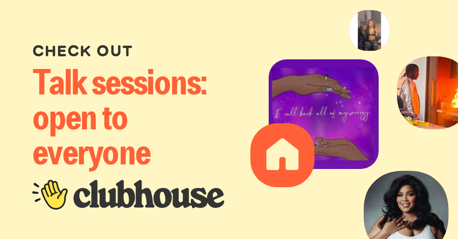 Talk sessions: open to everyone