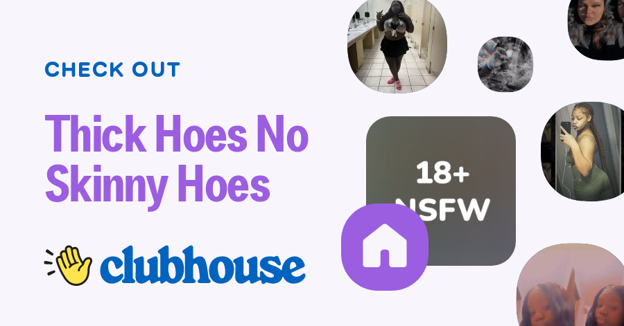 Thick Hoes No Skinny Hoes