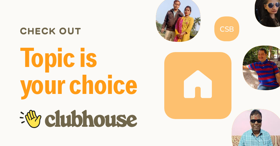 Topic is your choice