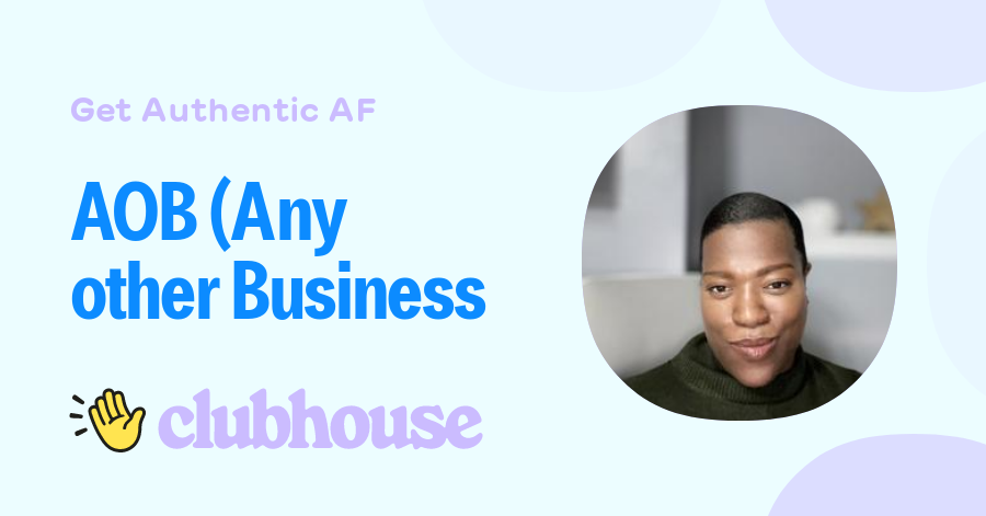 AOB (Any other Business