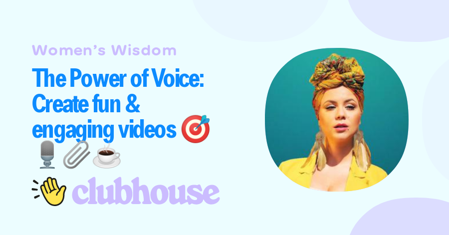 Join The Power of Voice: Create fun & engaging videos 🎯🎙📎☕️