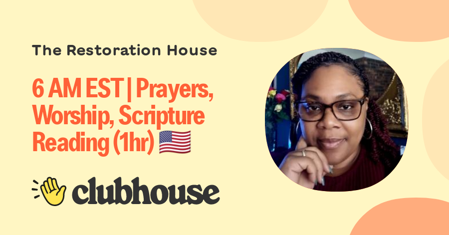 6 AM EST | Prayers, Worship, Scripture Reading (1hr) 🇺🇸