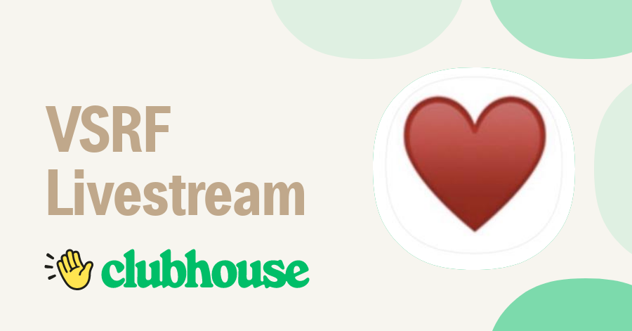 VSRF Livestream