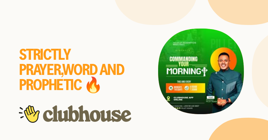 STRICTLY PRAYER,WORD AND PROPHETIC 🔥