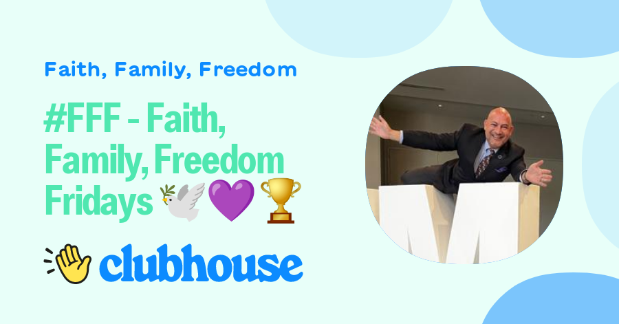 #FFF - Faith, Family, Freedom Fridays 🕊️💜🏆