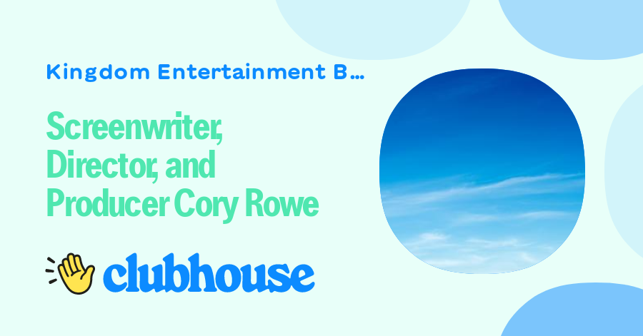 Screenwriter, Director, and Producer Cory Rowe