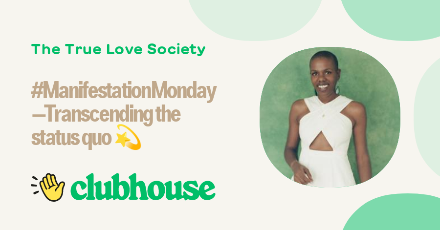 #ManifestationMonday—Transcending the status quo 💫