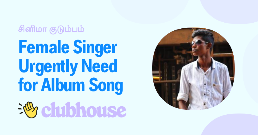 Female Singer Urgently Need for Album Song