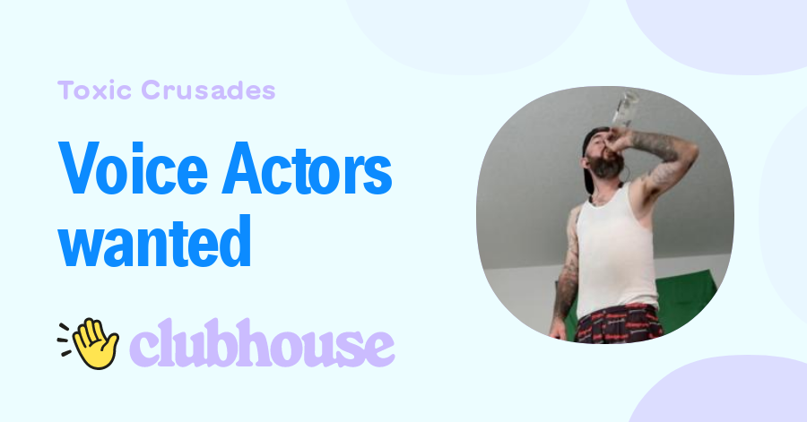 Join Voice Actors wanted