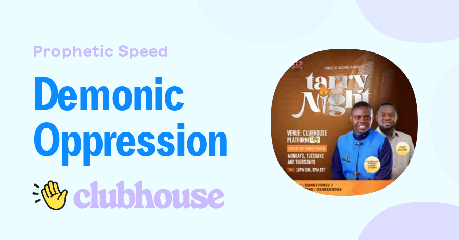 Join Demonic Oppression