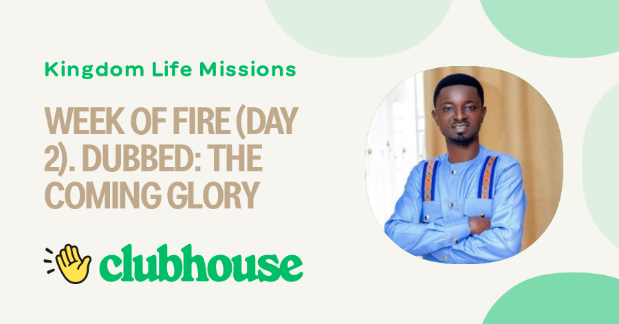 WEEK OF FIRE (DAY 2). DUBBED: THE COMING GLORY