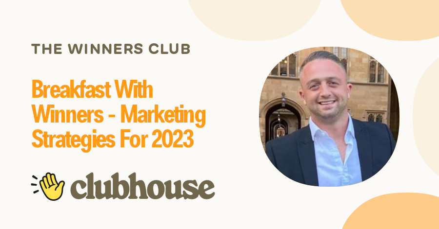 Join Breakfast With Winners - Marketing Strategies For 2023