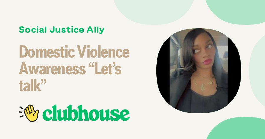 Join Domestic Violence Awareness “Let’s talk”