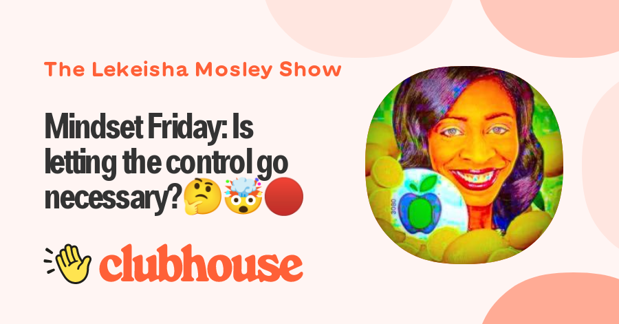 Mindset Friday: Is letting the control go necessary?🤔🤯🔴
