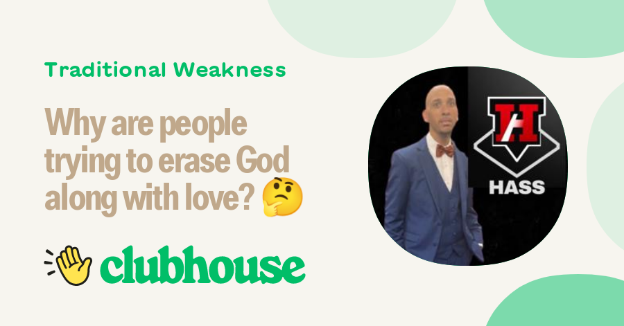Why are people trying to erase God along with love? 🤔