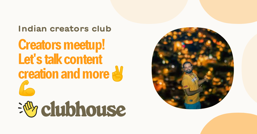 Creators meetup! Let's talk content creation and more ️💪