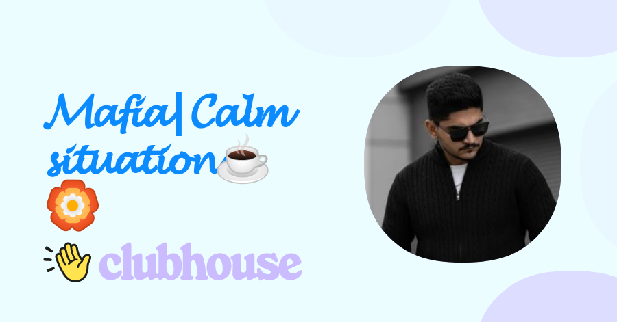 𝓜𝓪𝓯𝓲𝓪 | 𝓒𝓪𝓵𝓶 𝓼𝓲𝓽𝓾𝓪𝓽𝓲𝓸𝓷☕🏵️