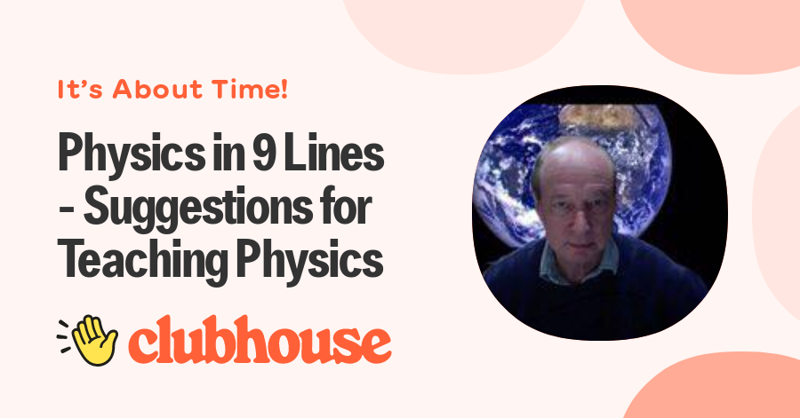 Join Physics in 9 Lines - Suggestions for Teaching Physics