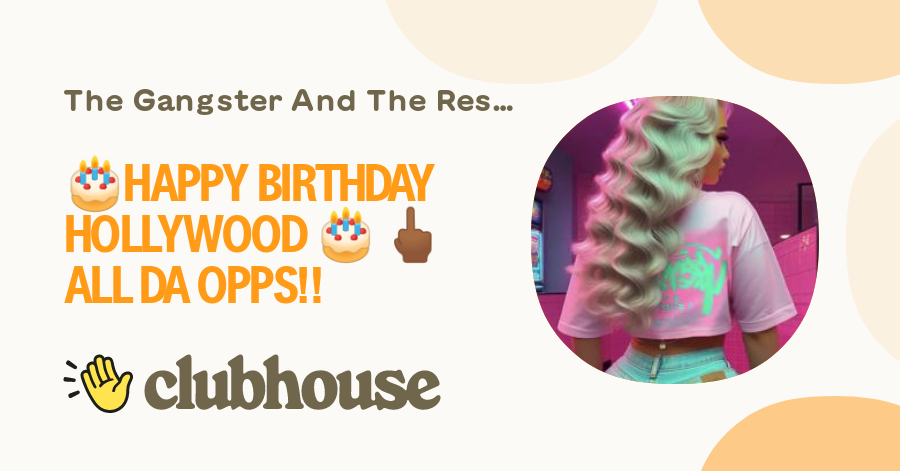 🎂HAPPY BIRTHDAY HOLLYWOOD 🎂 🖕🏾ALL DA OPPS‼️