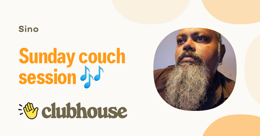 Join Sunday couch session 🎶