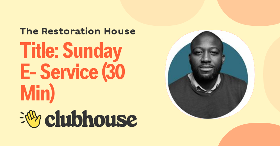 Title: Sunday E- Service (30 Min)